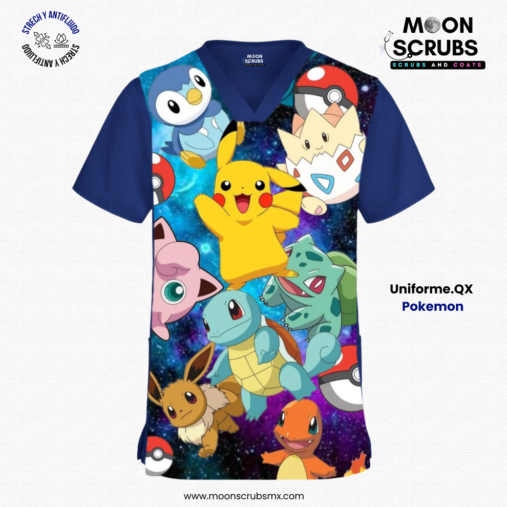 Uniforme Quirurgico Pokemon – Moon Scrubs