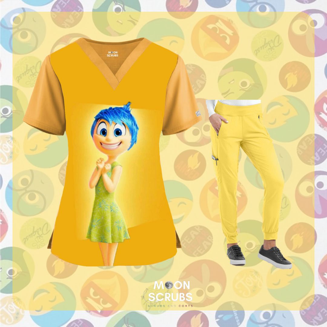 Uniforme Intensamente: Alegria – Moon Scrubs