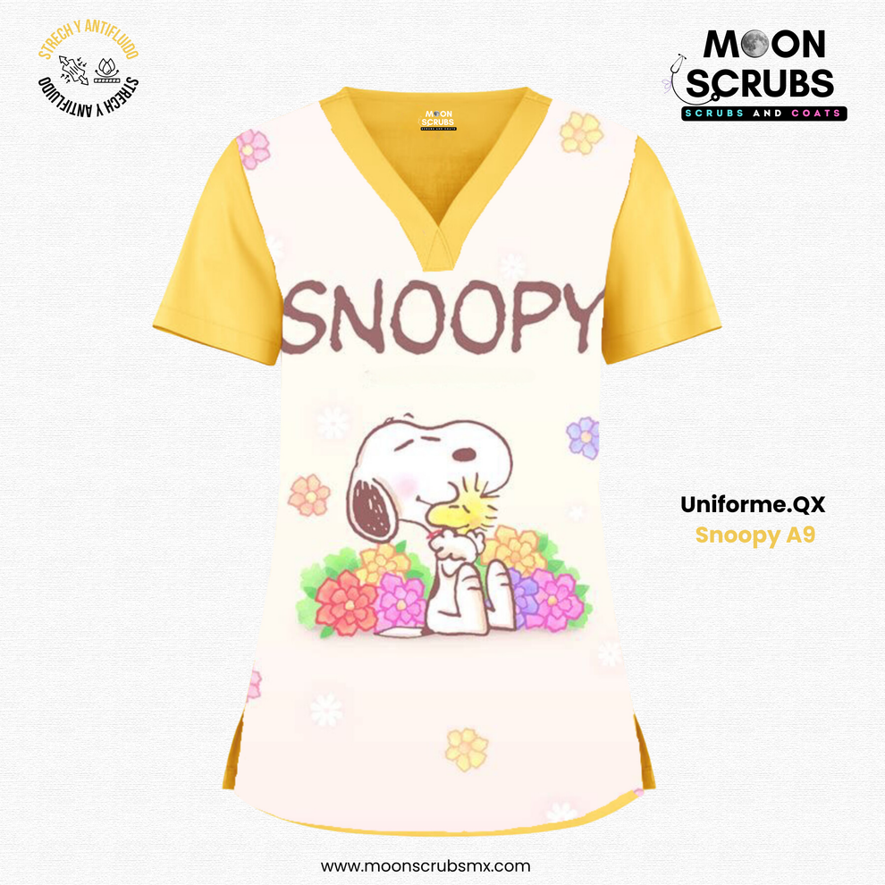Uniforme Quirúrgico Snoopy A9 – Moon Scrubs