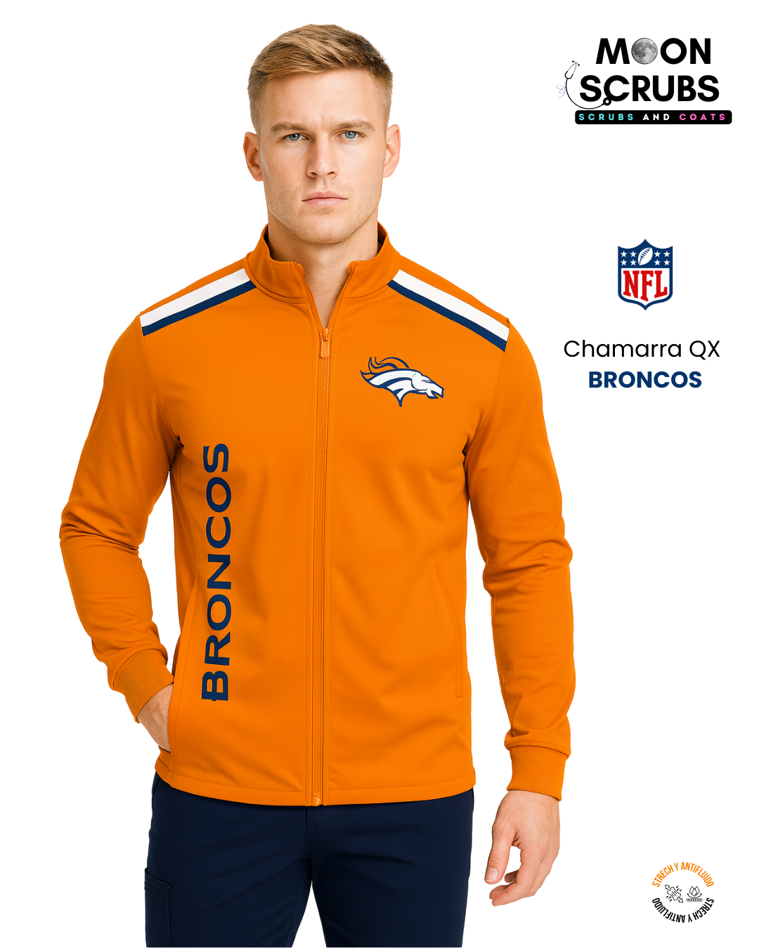 Chamarra Broncos – Moon Scrubs